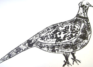 I teach art: Collagraph Bird Prints