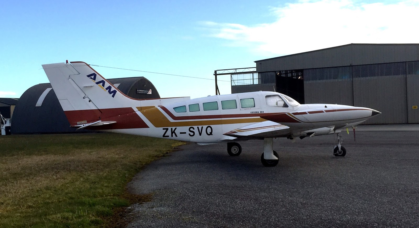 NZ Civil Aircraft: ZK-SVQ Cessna 402B