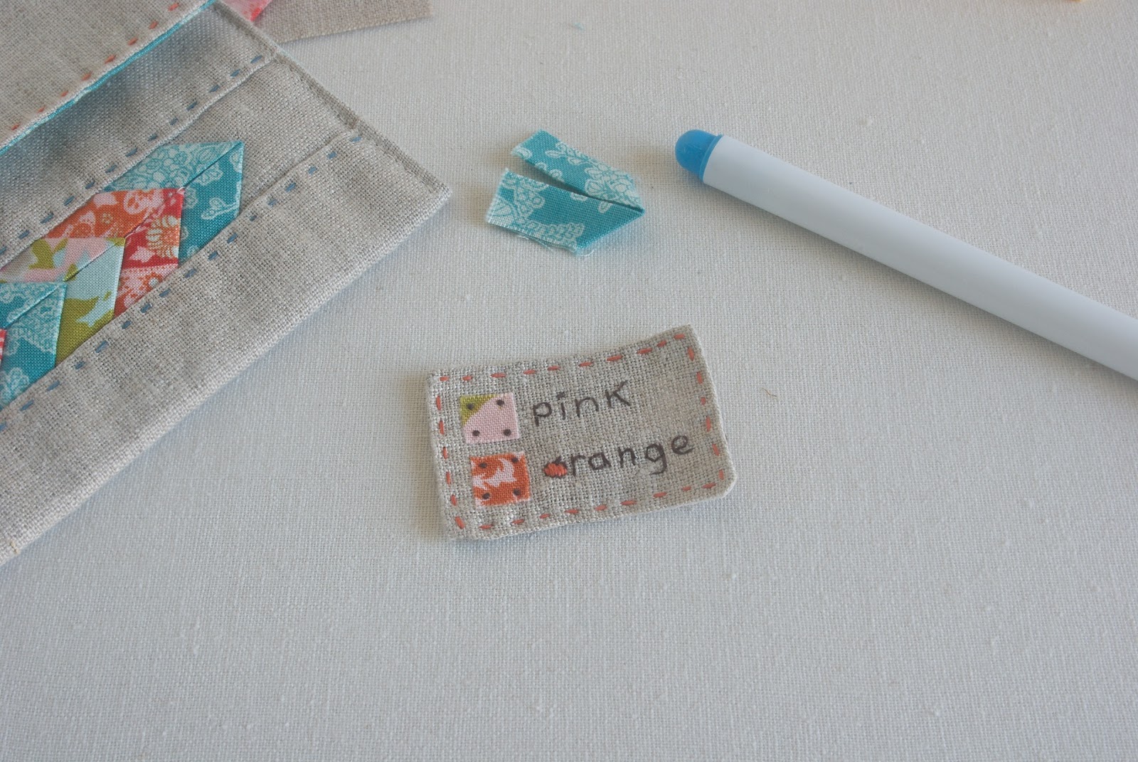 Stitching Notes: Teeny Tiny Labels