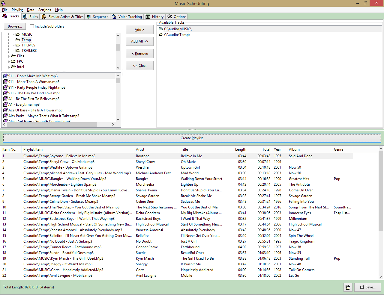 Library Player: Music Scheduling 2.4