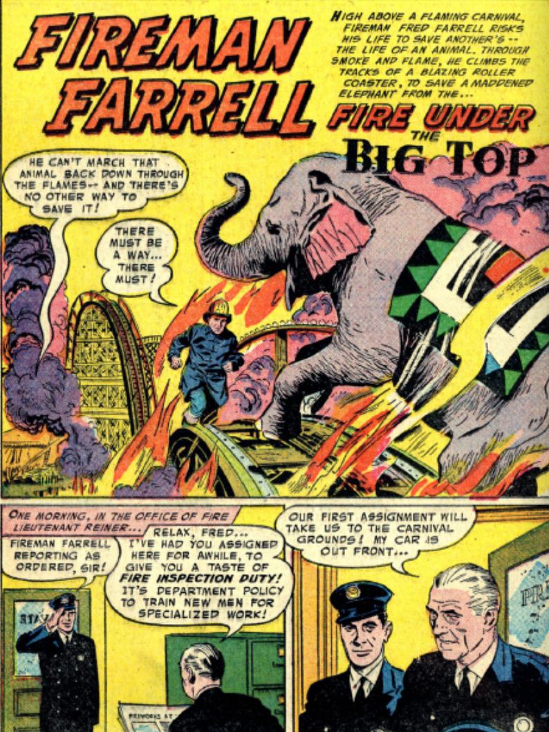 Dave's Comic Heroes Blog: Showcase On Fireman Farrell