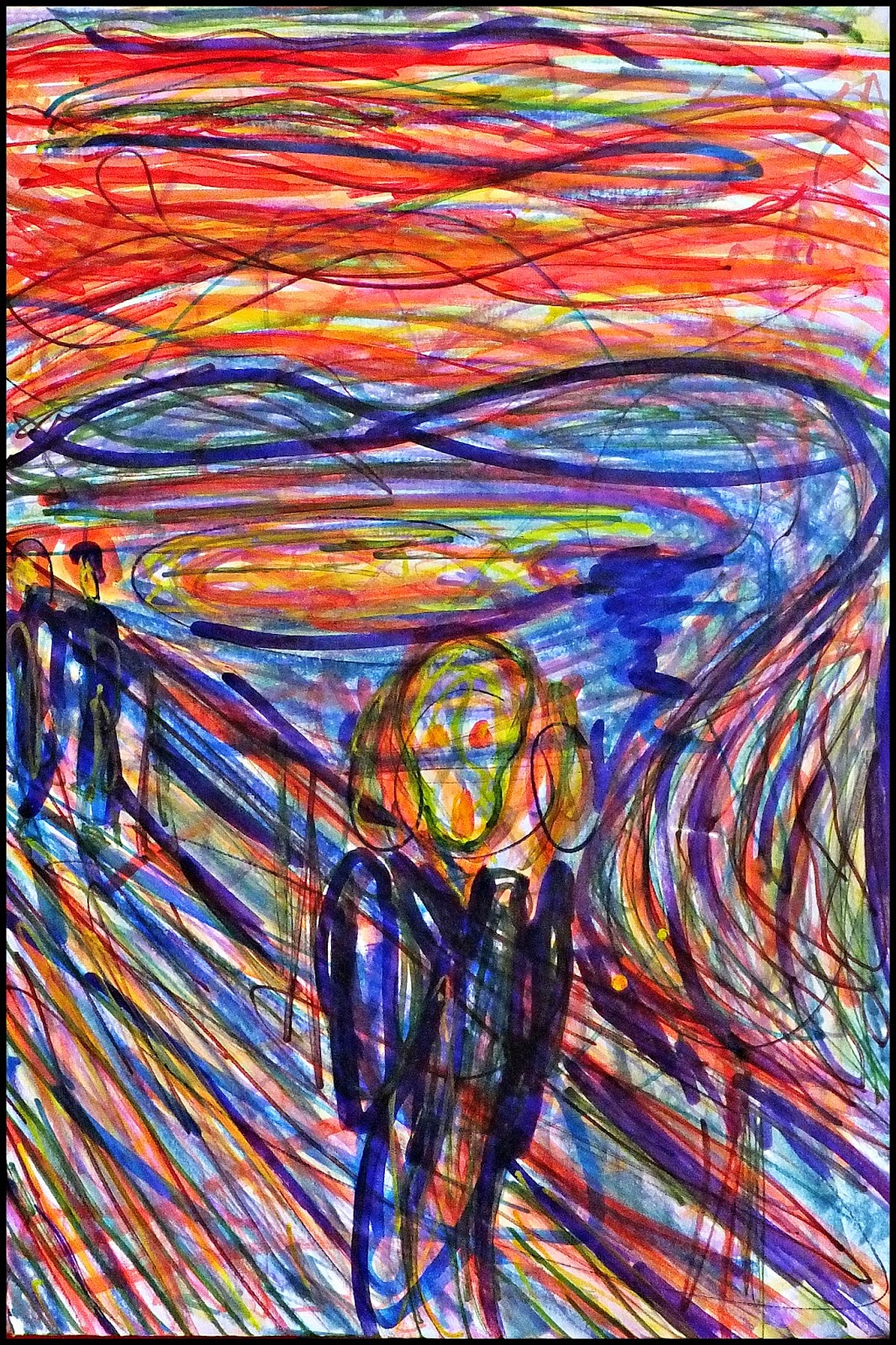 Art: The Scream; A Compositional Study by C.T. Rasmuss.