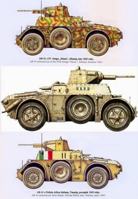 Axis Tanks and Combat Vehicles of World War II: AUTOBLINDA 40, 41 AND 43