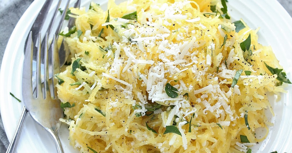 Garlic Parmesan Spaghetti Squash