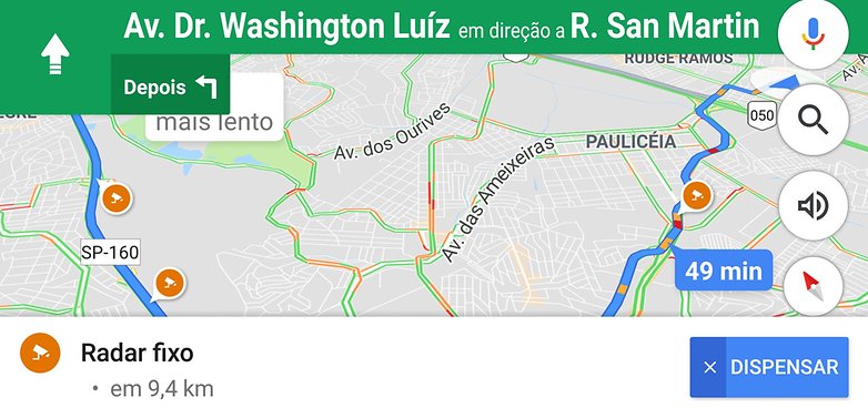Google Maps agora alerta sobre radares de velocidade
