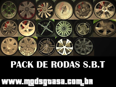Mods GTA San Andreas: Pack de Rodas S.B.T.