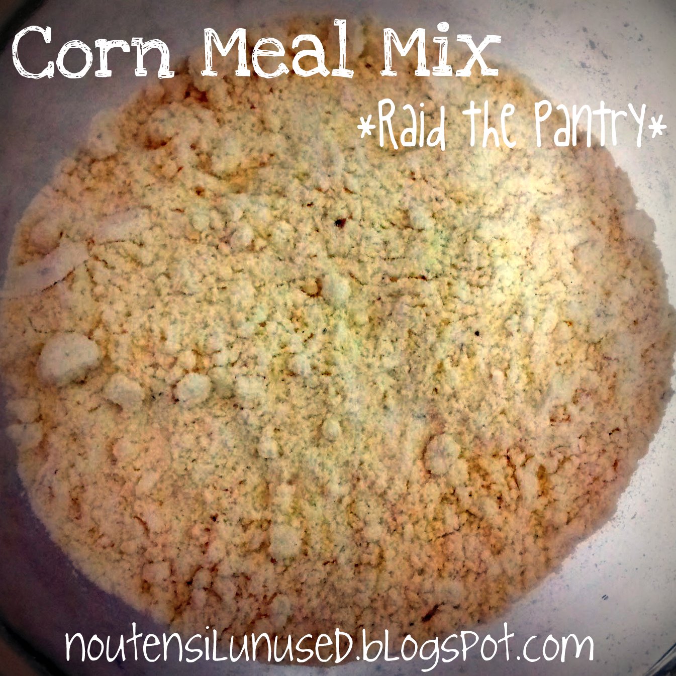 Corn Meal Mix - Raid the Pantry Recipe | No Utensil Unused