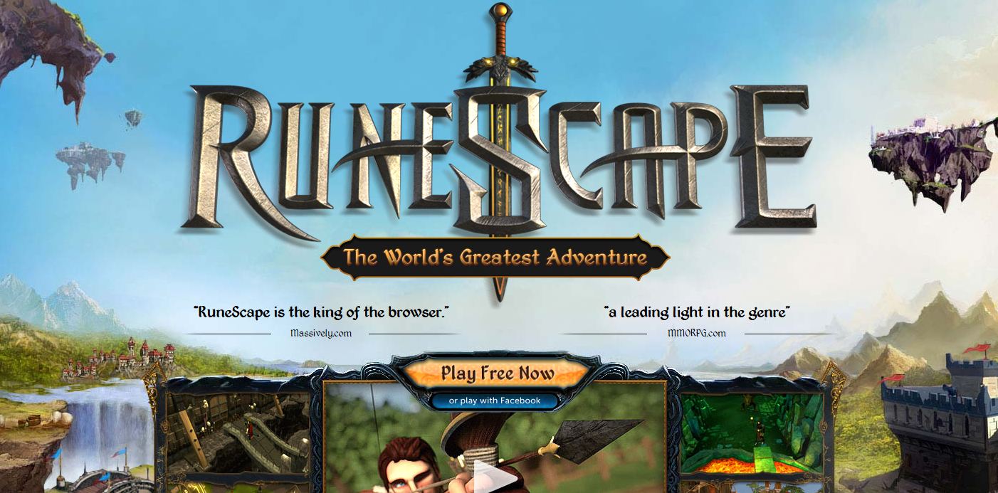 Let's play games with Lulucy: How to start RuneScape mmorpg game