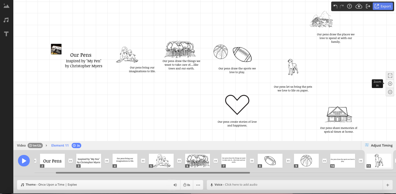 The Library Voice: We Were Inspired By Christopher Myer's Book "My Pen ...