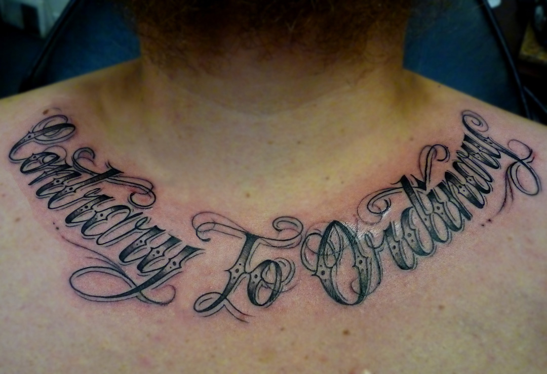 Tattoos Ever Seen: Fancy Script Tattoos