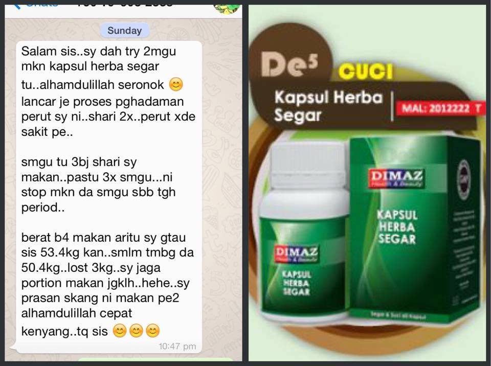 DIMAZ KAPSUL HERBA SEGAR MURAH ORIGINAL | Harga Murah Original cikza ...