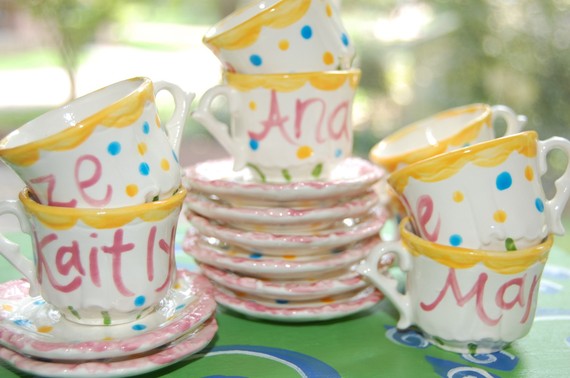 Karen Mom of Three's Craft Blog: The perfect dolly and me tea sets ...