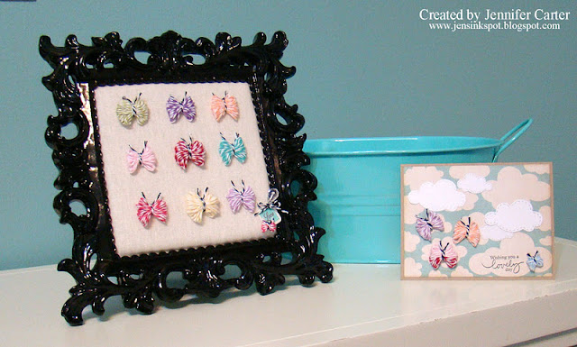 Jen's Ink Spot: Spring Twine Butterflies