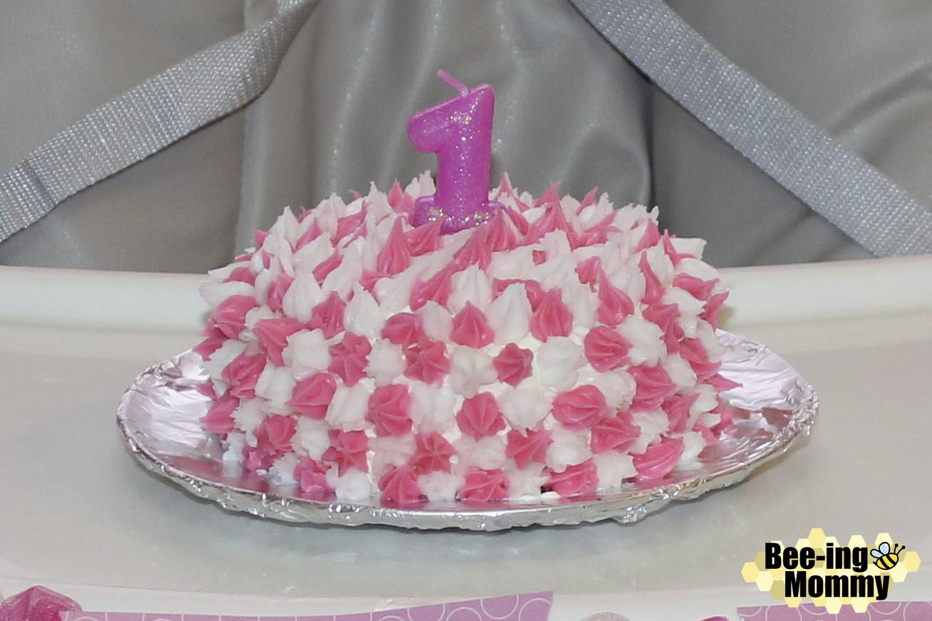 Pink and White Smash Cake Tutorial