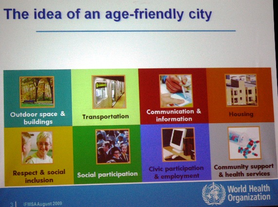 SeniorsAloud: WHAT MAKES AN AGE-FRIENDLY CITY?