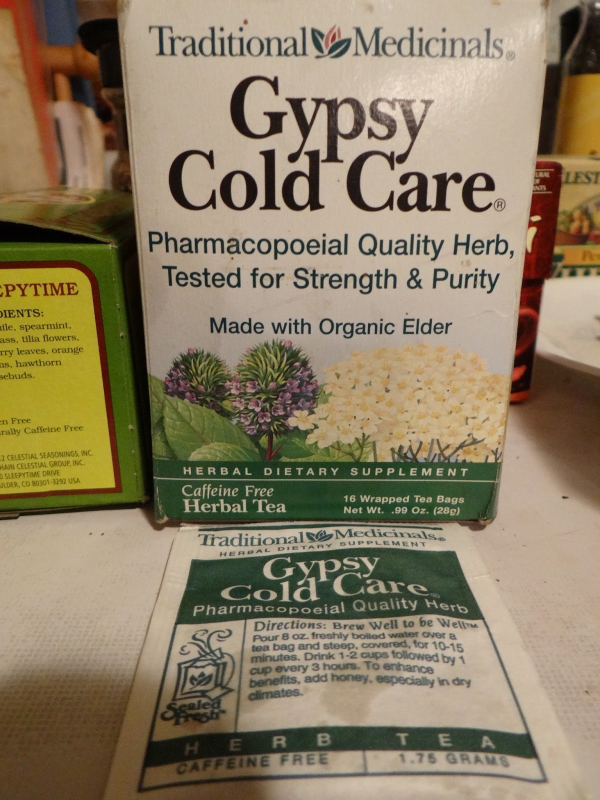 Traditional Medicinals - Gypsy Cold Care Tea - Creative Little Carrie