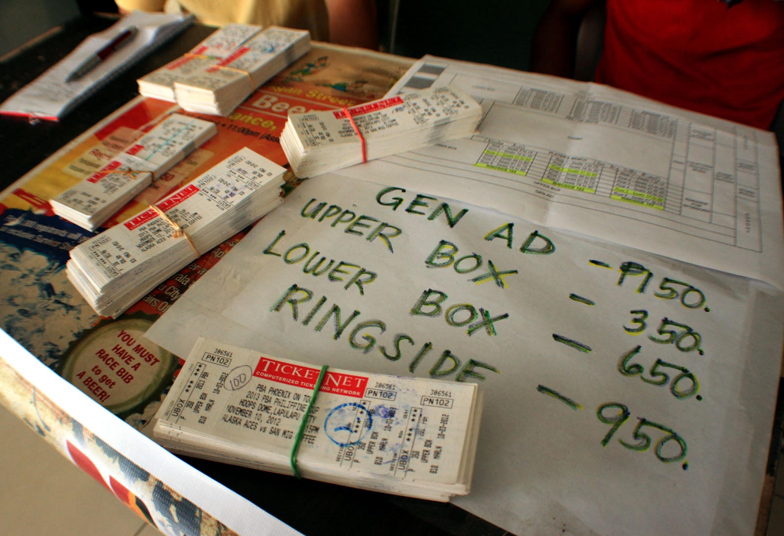 PBA TICKET IN HOOPS DOME LAPU LAPU CITY - Public Communication