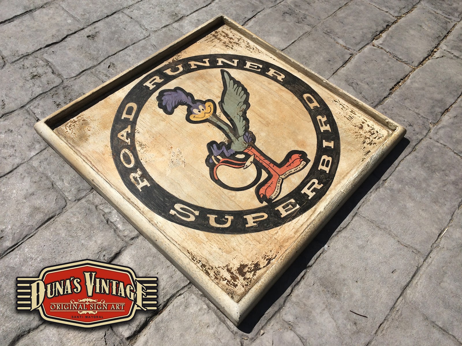 ROAD RUNNER SIGN DUNA´S VINTAGE. - Dunas vintage