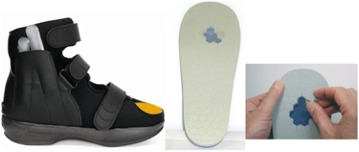 傷口大師: Off-loading 減壓-蜂巢減壓鞋墊 hexagonal plug insole system