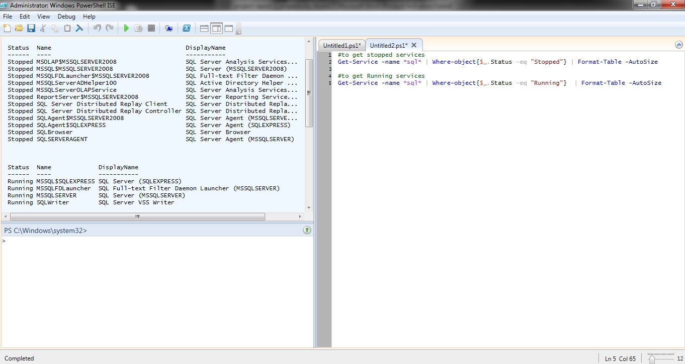 All About Sqlserver Powershell Command To Get Status Of Sql Server Services
