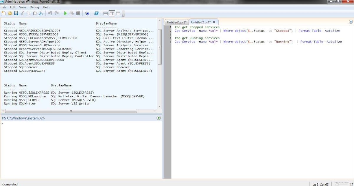 All about SQLServer: Powershell Command to get status of SQL Server ...