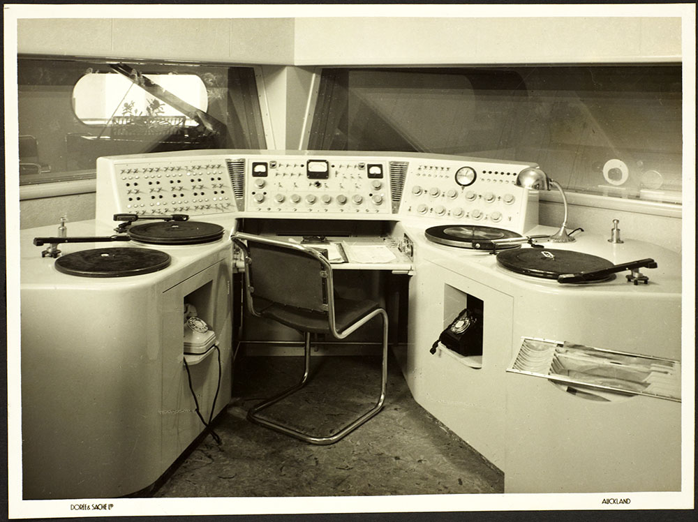 Bartley Archive: 1ZB Broadcasting House Durham St Auckland by Alva Bartley