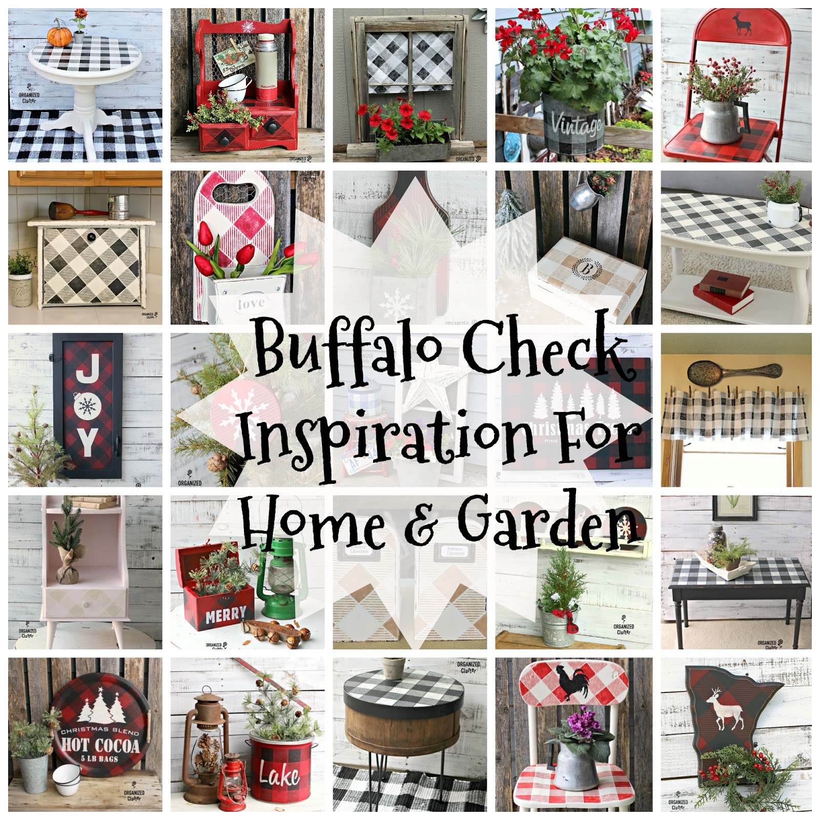 Buffalo Check Your Home and Garden Decor - Organized Clutter