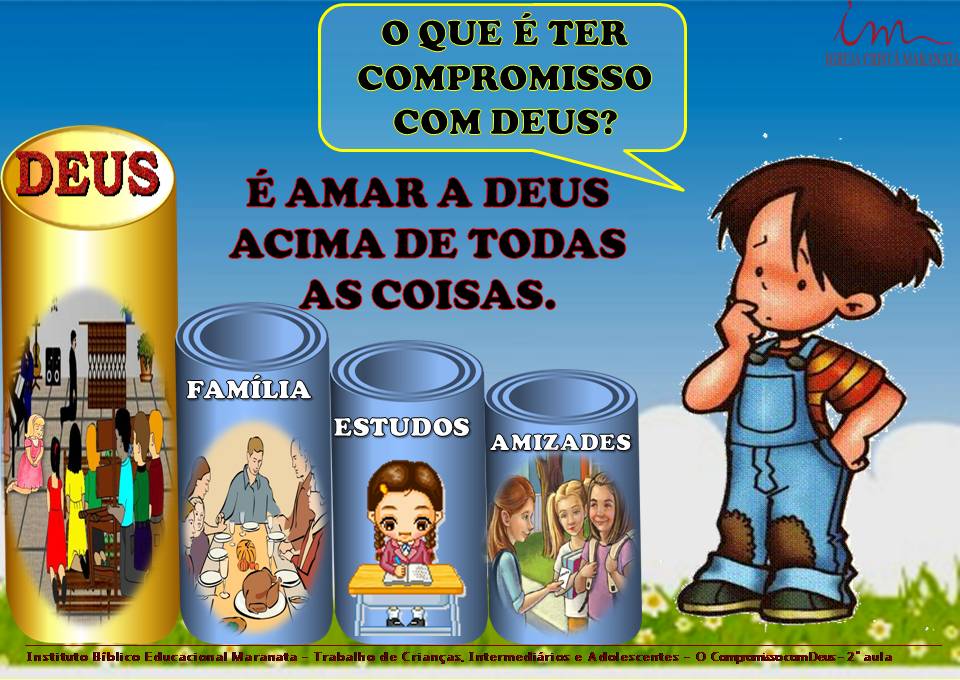 Cristo é a rosa mais bela: CARTAZES PARA 2ª AULA- JACÓ- COMPROMISSO COM ...