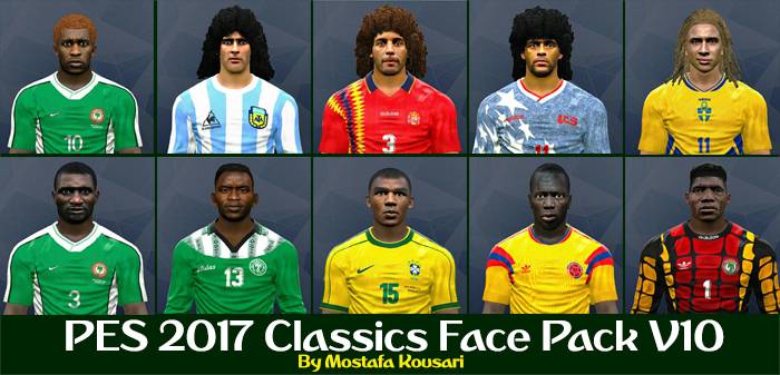 PES 2017 Classics Face Pack V10 by Moddingway.ir - Pes-Moder