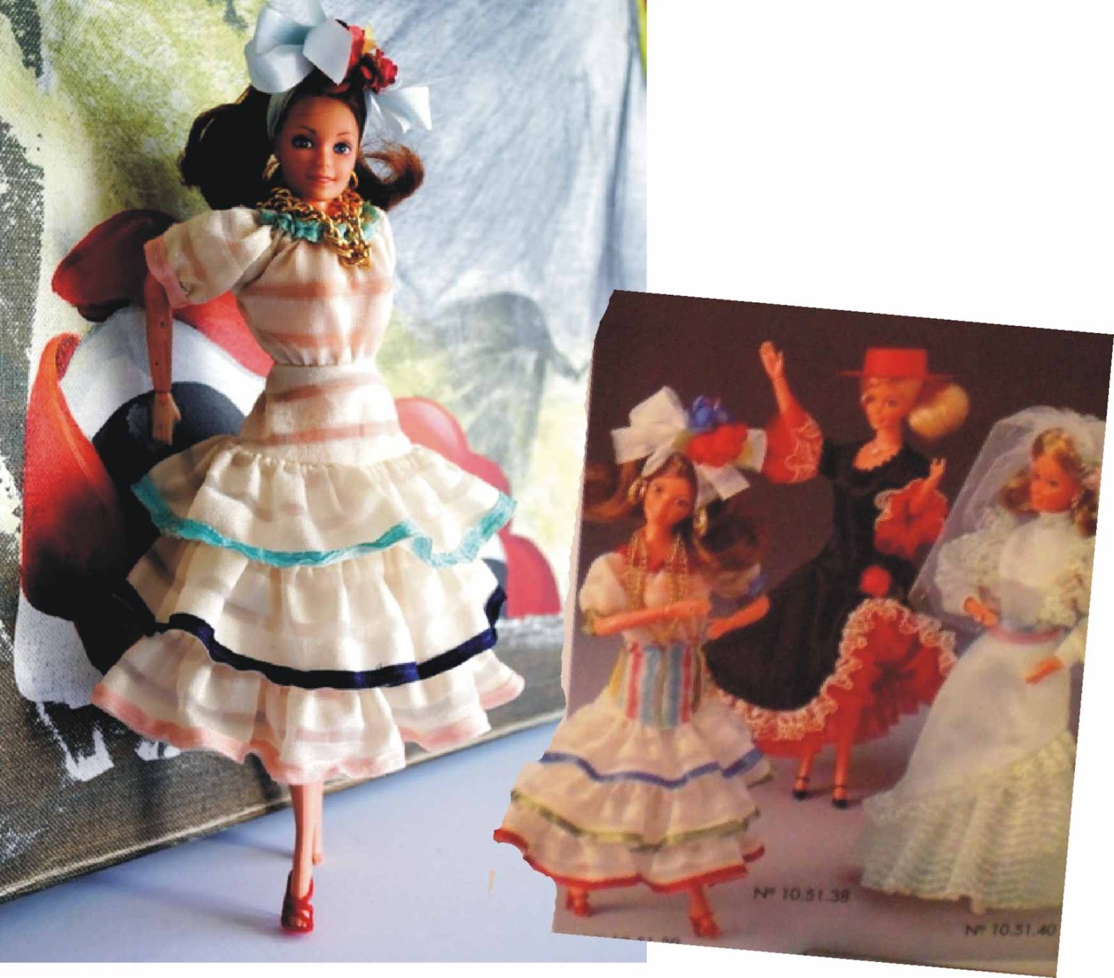 Ana Caldatto : Antigas Bonecas em Trajes Tipicos