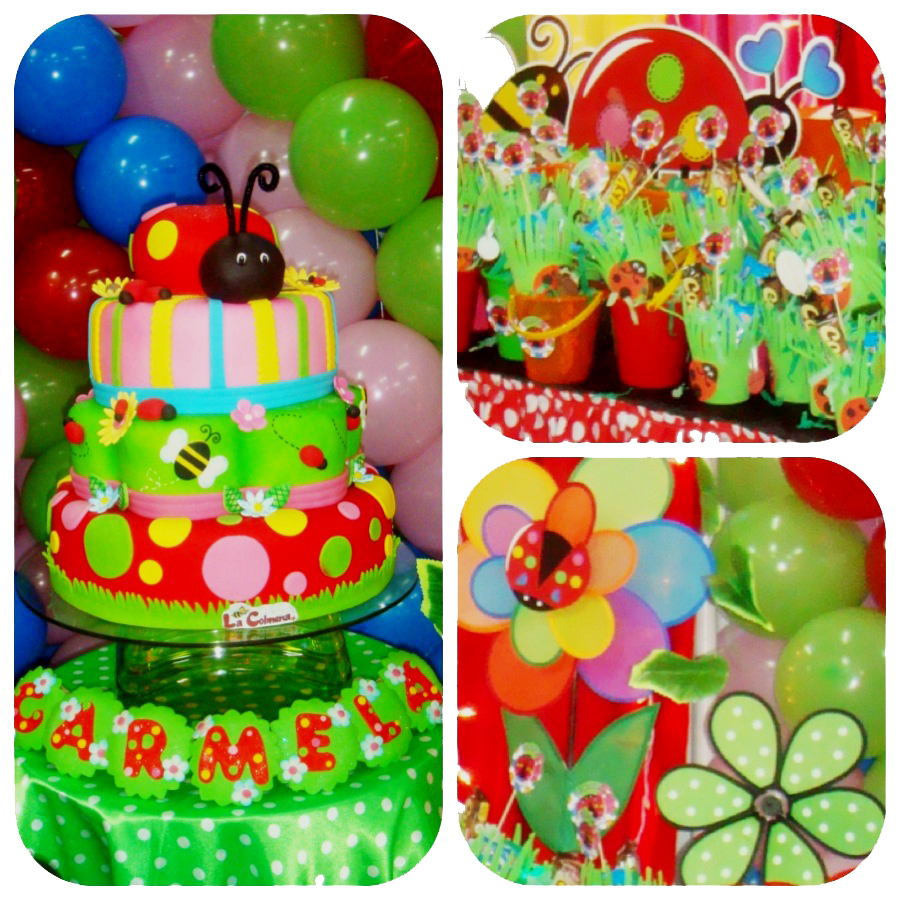 | allDesign EVENTOS|: FIESTA · LADYBUGS [1º Cumpleaños de Carmela ...
