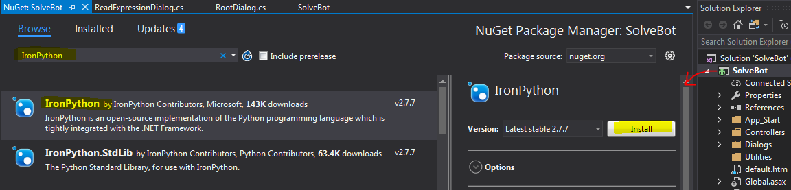 Mario Alejandro Loza Armand Ugon: Expression Solver Bot on C# using ...