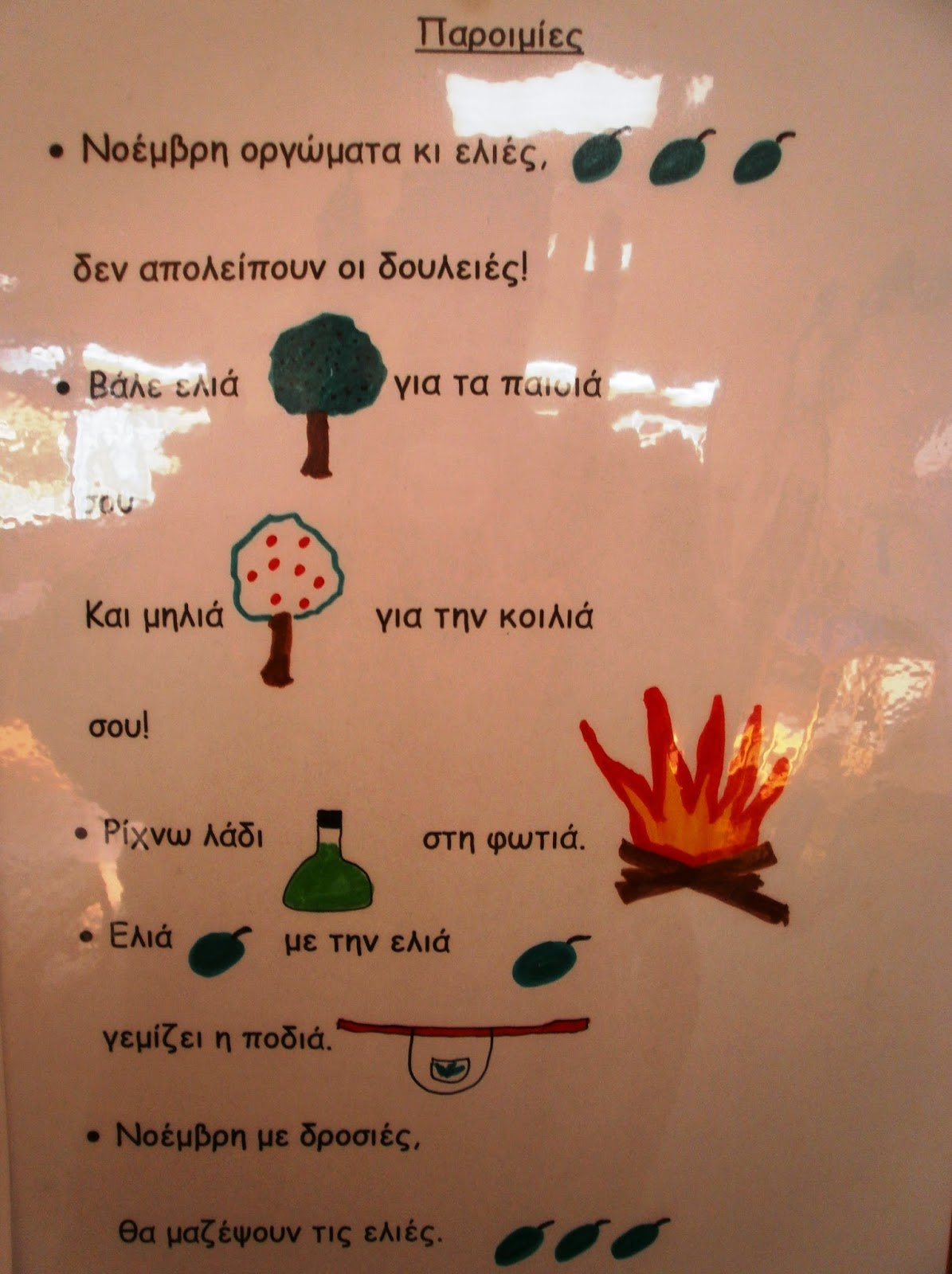 1ο ΝΗΠΙΑΓΩΓΕΙΟ ΙΣΤΙΑΙΑΣ: Μαθαίνουμε για την ΕΛΙΑ και το ΛΑΔΙ στο ...
