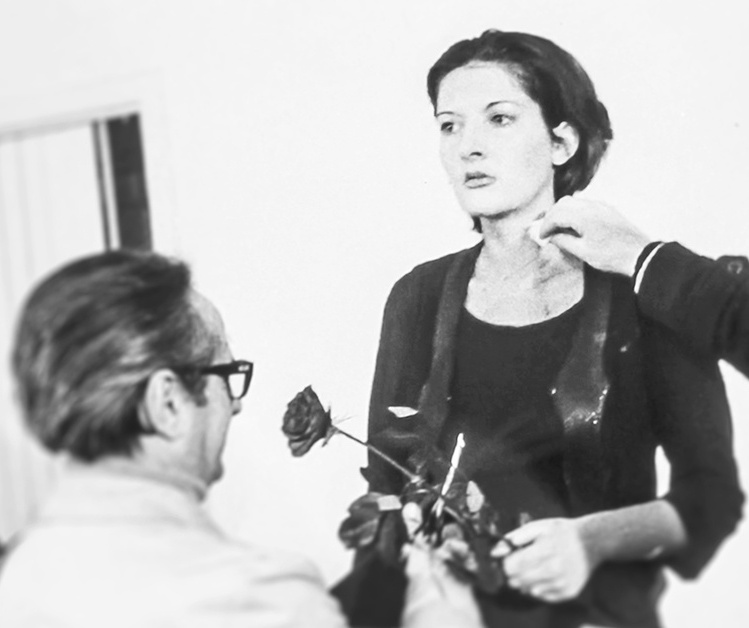 Interesting Green: Marina Abramovic, a performance artist in Rhythm 0, 1974