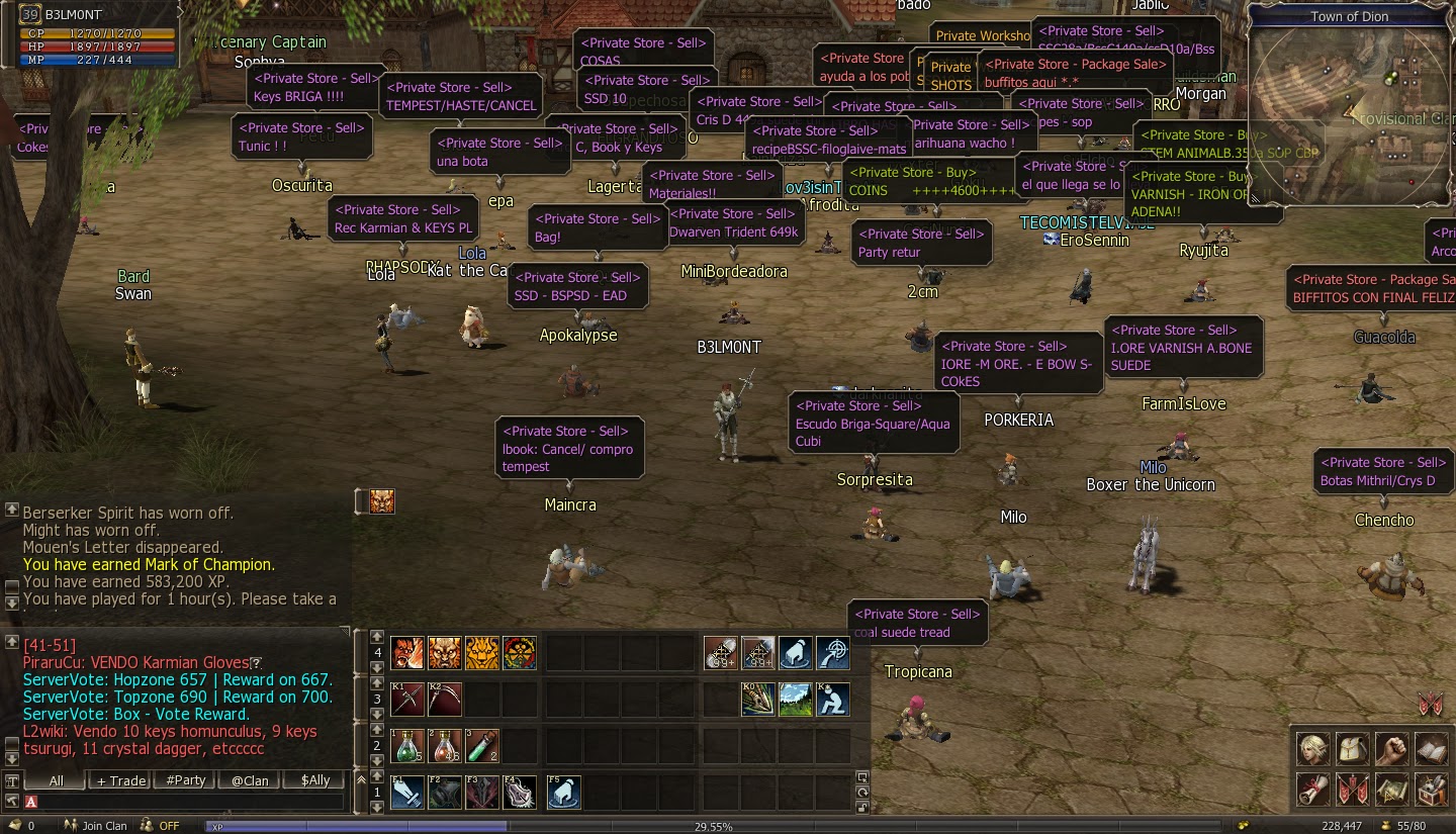 Lineage II Classic: Servers de L2 Classic 2016