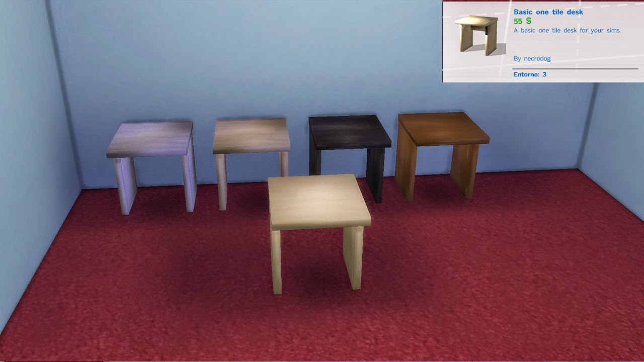 Sims 4 cc school desk - honbags