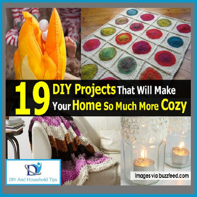 DIY And Household Tips: 19 DIY Projects That Will Make Your Home So ...