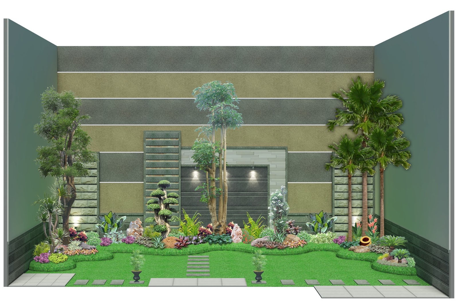 Contoh desain 3d | Jasa desain taman manado - JASA TUKANG TAMAN JAWA TIMUR