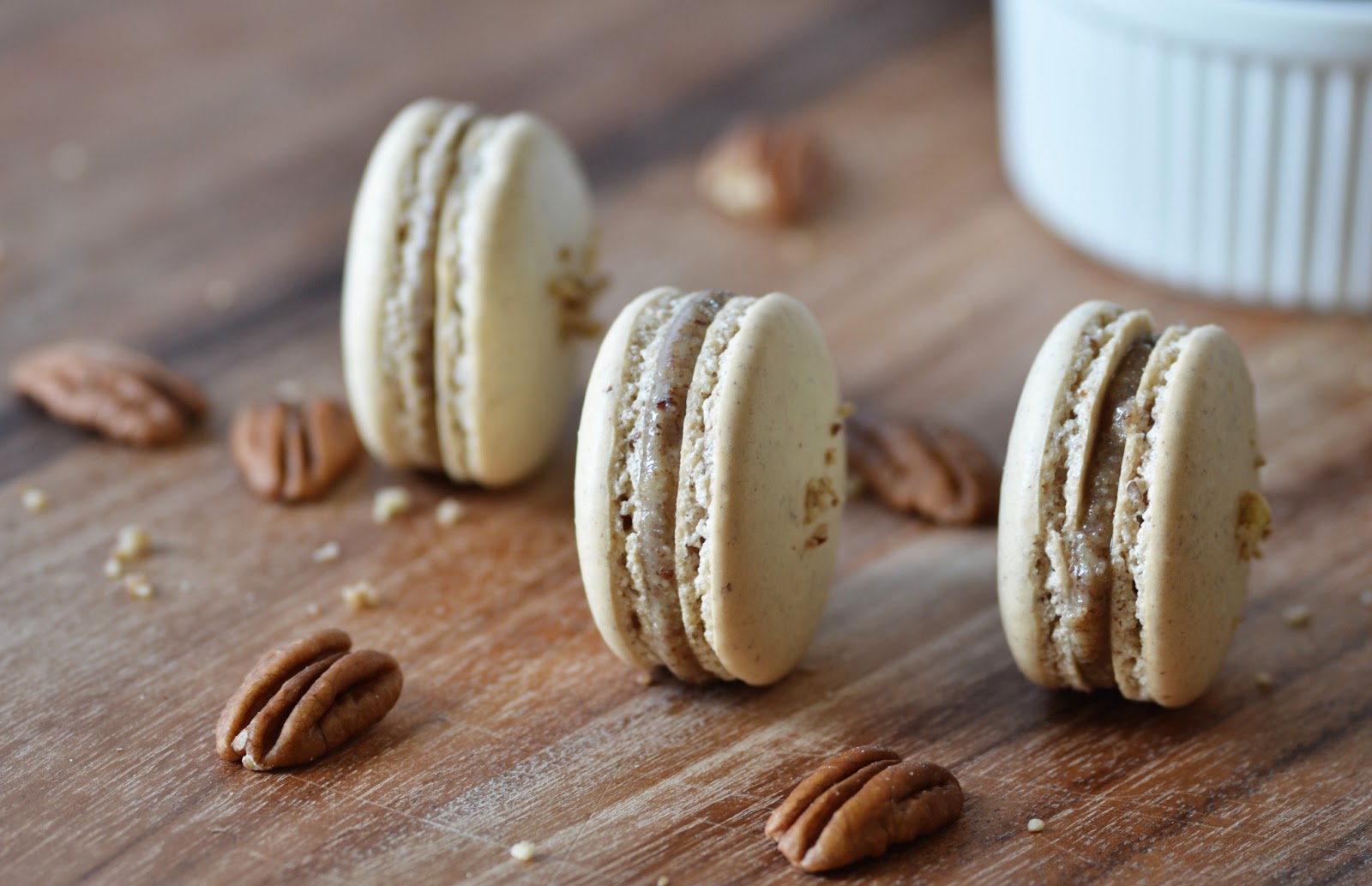 Pecan Macarons | Building Buttercream