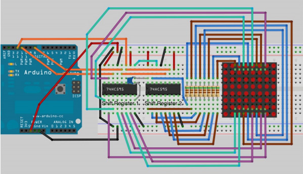 Dot Matrix Display Using Arduino How To Use TRONICSpro, 57% OFF