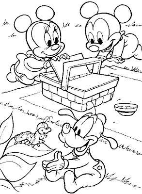 Bebes Disney para colorear - COLOREA TUS DIBUJOS