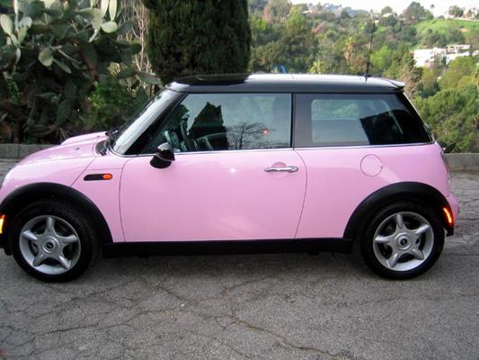 Get it in pink - Everything pink: Pink Mini Cooper