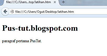 Mengenal Bahasa pemrograman HTML | Pusat Tutorial