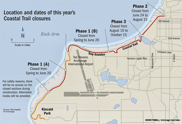 The Nomadic Pinoy: Anchorage: Biking On The Coastal Trail