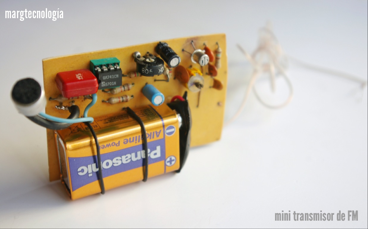 MARGTECNOLOGIA: Presentacion de un sencillo mini transmisor Fm.