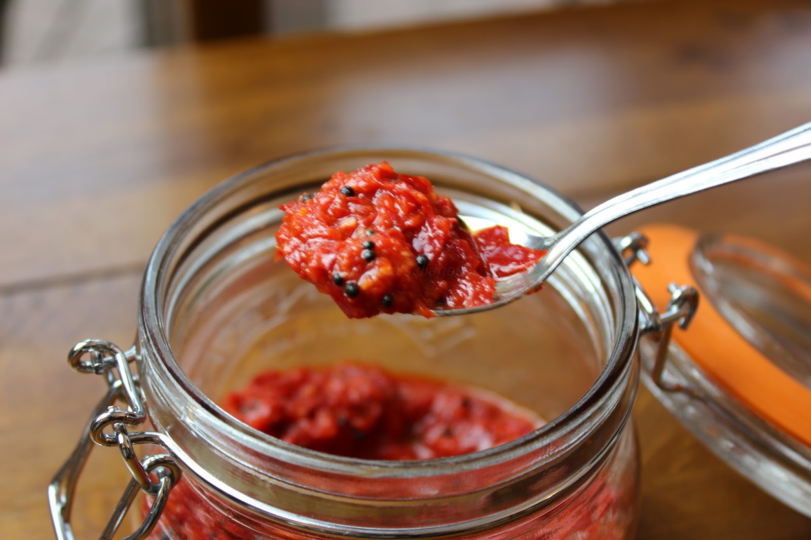 Red chilli chutney (Laal mirchi techa) | Mukta's food diaries