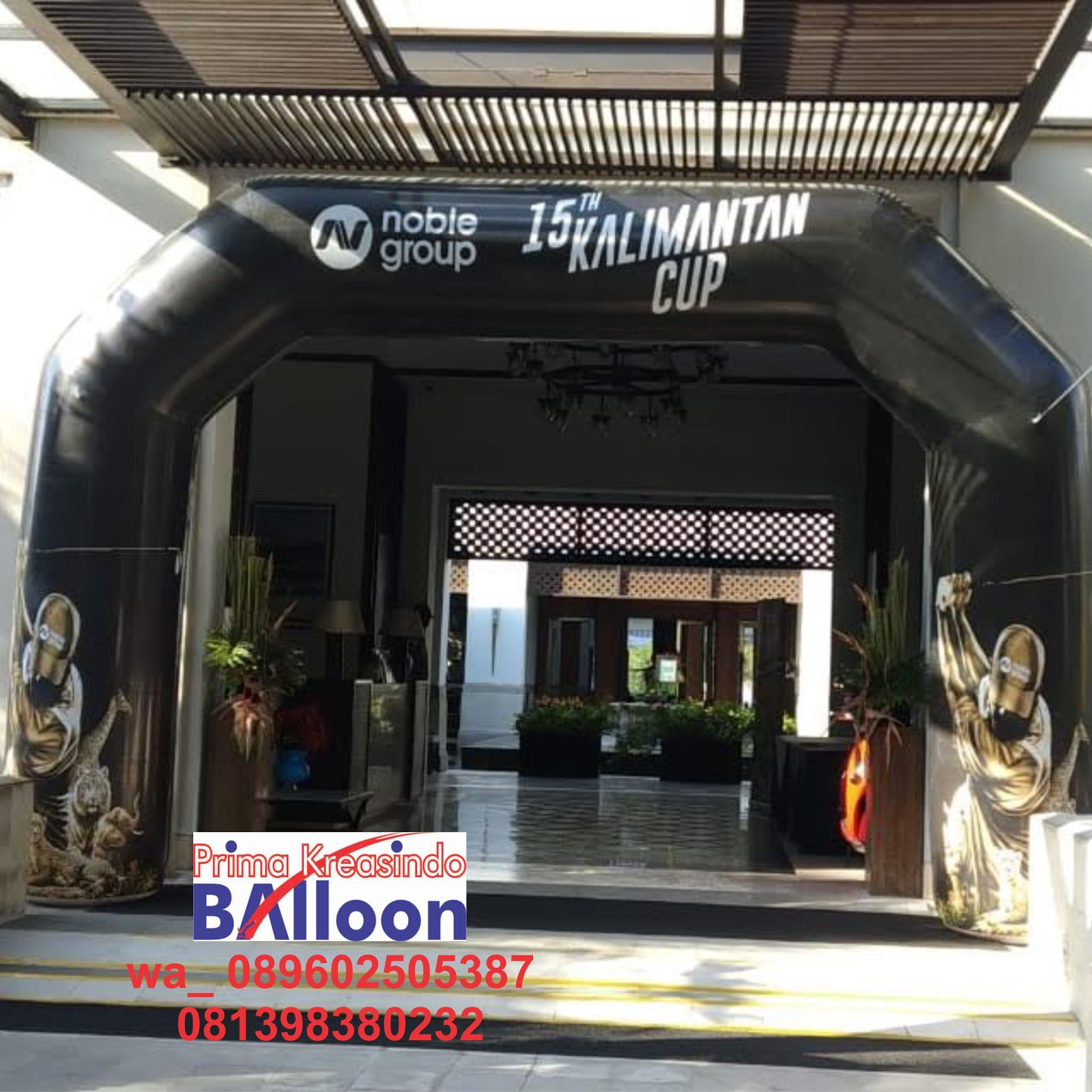 Balon Gas Terbang: Balon gapura pvc 1