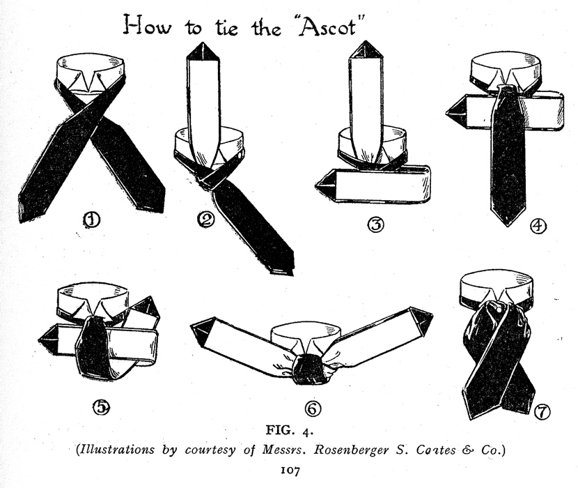 Art Comes First How To Tie The Ascot