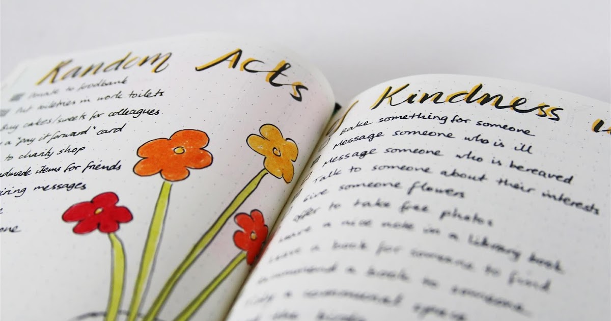emuse: Bullet journal ideas: Random acts of kindness