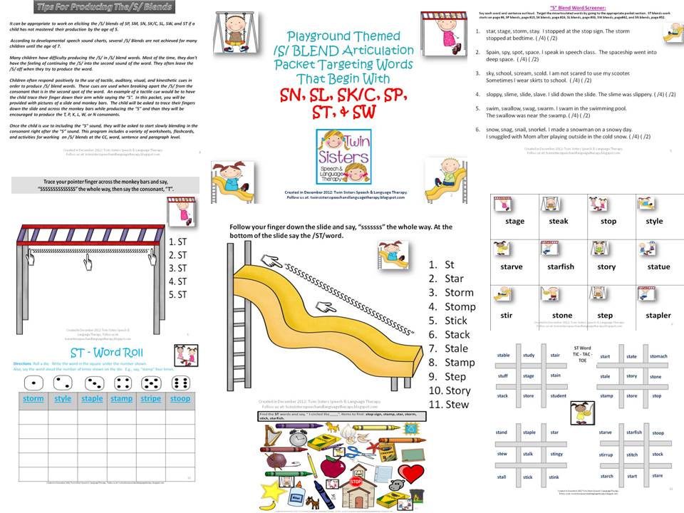 Twin Speech, Language & Literacy LLC: SLIP - SWIRVE - STOP - SNOW! Tips ...